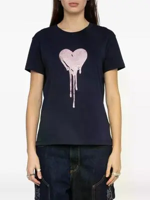 Zadig&Voltaire Walk Embellished T-shirt - Blue