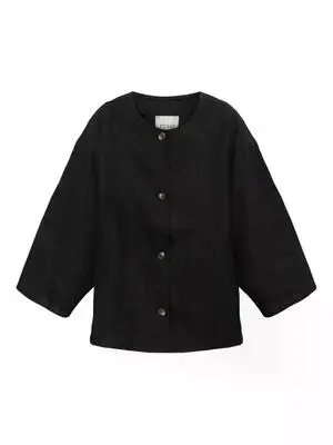 Posse Olivia Buttoned Top - Black