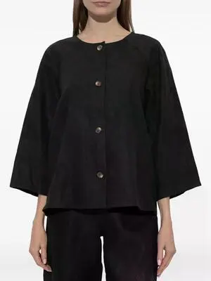Posse Olivia Buttoned Top - Black