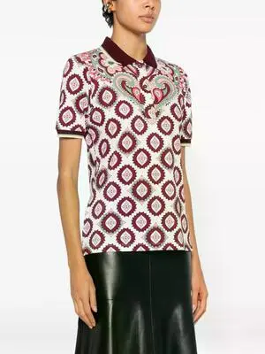 Etro Patterned Polo Top