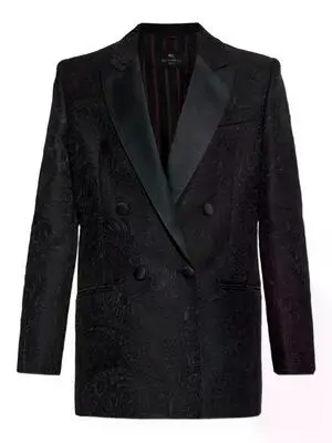 Etro Double-breasted Paisley Blazer