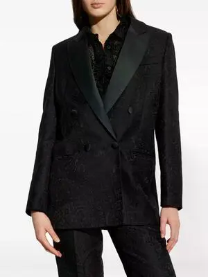 Etro Double-breasted Paisley Blazer