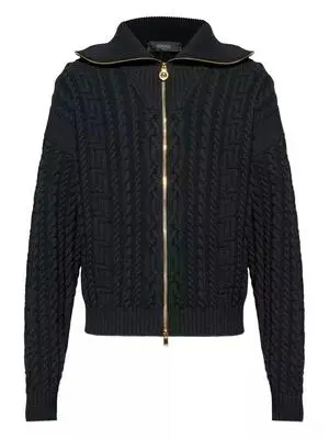 Versace Zip Up Cardigans For Men