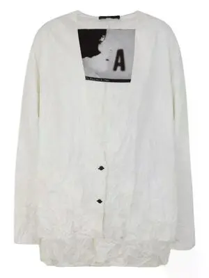 MARIA CALDERARA Graphic Button Jacket