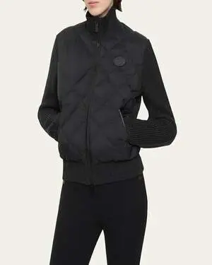 Burberry Quilted Knit Jacket - Black