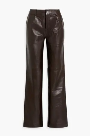 Retrofete Chader Leather Straight-leg Pants