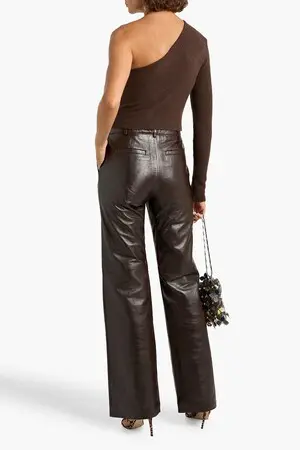 Retrofete Chader Leather Straight-leg Pants
