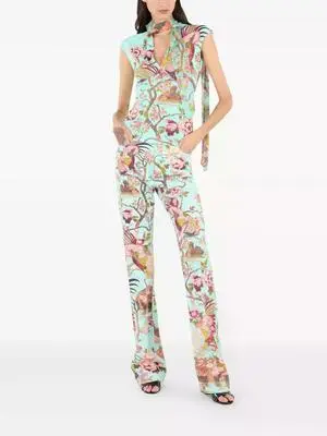 Roberto Cavalli Floral-print Top