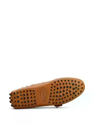 TOD'S Gommino Studded-buckle Loafers