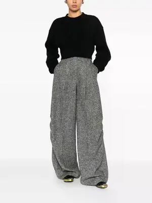 UMA WANG V-neck Cropped Sweater