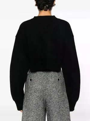 UMA WANG V-neck Cropped Sweater