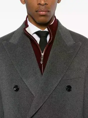 Tagliatore Double-breasted Pocket Coat - Grey