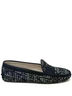 TOD'S Woven Strap Loafers
