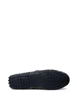 TOD'S Woven Strap Loafers