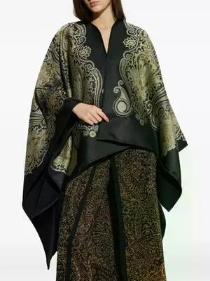 Etro Paisley-pattern Wool Jacket - Black