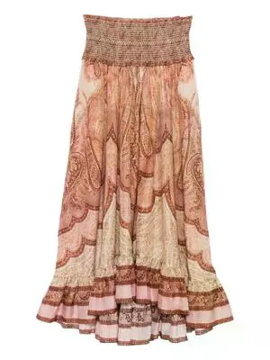 Zimmermann Wanderlust Frill Maxi Skirt