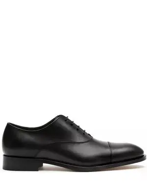 TOD'S Leather Oxford Shoes - Black