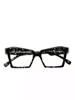 J PLUS Inga 13 Geometric-frame Eyeglasses - Black