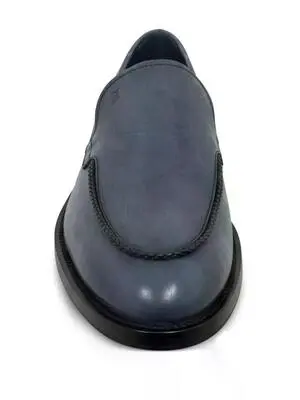 TOD'S Braided-detail Leather Loafers