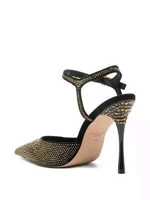 Kurt Geiger 105mm Studded Heeled Pumps - Black