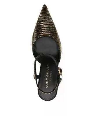 Kurt Geiger 105mm Studded Heeled Pumps - Black