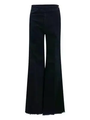 SHAFT JEANS Frayed-hem Flared Jeans