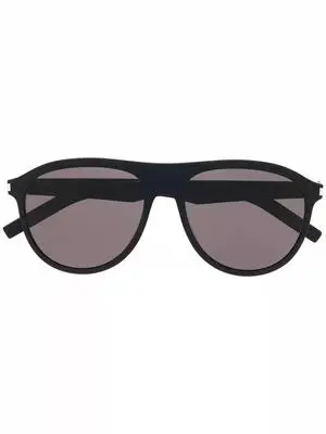 Saint Laurent Square Tinted Sunglasses - Black