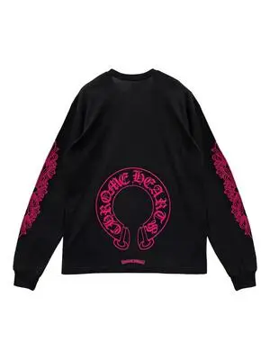 Chrome Hearts Horseshoe-print Long-sleeve Top