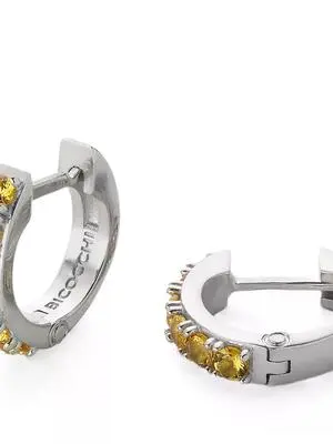 Emanuele Bicocchi Embellished Hoop Earrings - Silver