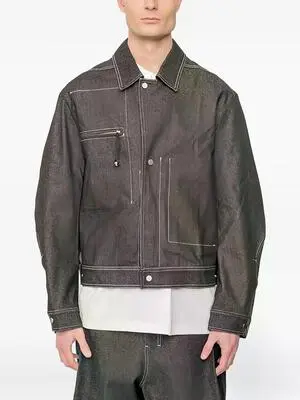 JOE CHIA Zip-pocket Denim Jacket