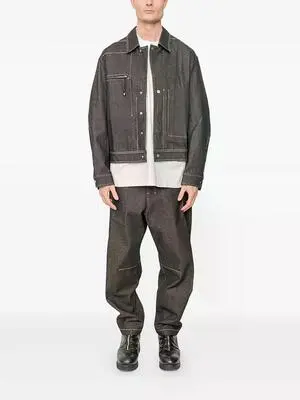 JOE CHIA Zip-pocket Denim Jacket