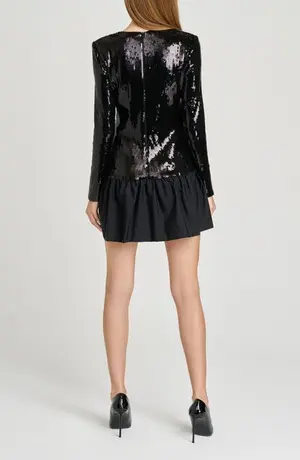WAYF Maddie Sequin Mini Dress