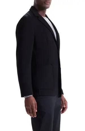 Bugatchi Soft Touch Knit Blazer - Black