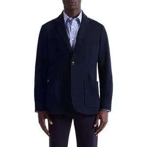 Bugatchi Soft Touch Knit Blazer - Navy