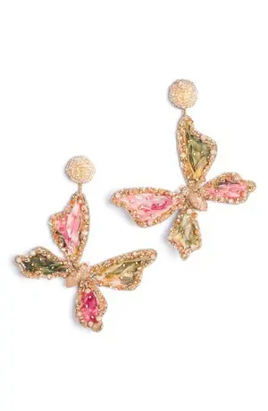 Deepa Gurnani Embroidered Earrings