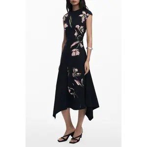 Desigual Printed Midi Dress