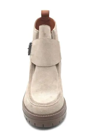 Gentle Souls Baden Bootie - Beige Suede