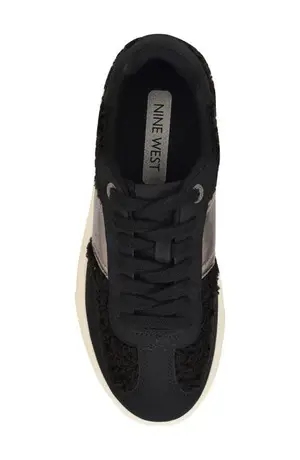 Nine West Linehan Faux Shearling Sneakers