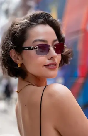 CHAMELO Aura Touch Prismatic Sunglasses - Black