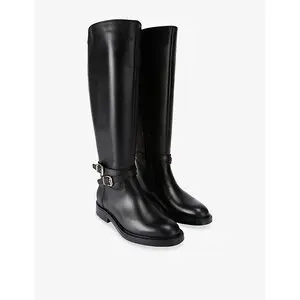 Carvela Posa Leather Knee-high Flat Boots