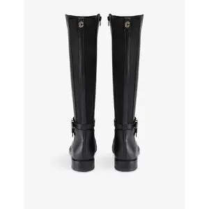 Carvela Posa Leather Knee-high Flat Boots