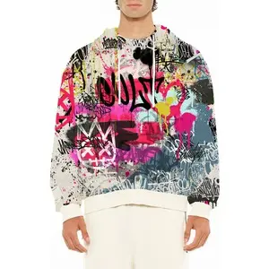 CULT OF INDIVIDUALITY Graphic Cotton-fleece Hoodie