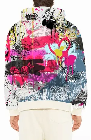 CULT OF INDIVIDUALITY Graphic Cotton-fleece Hoodie