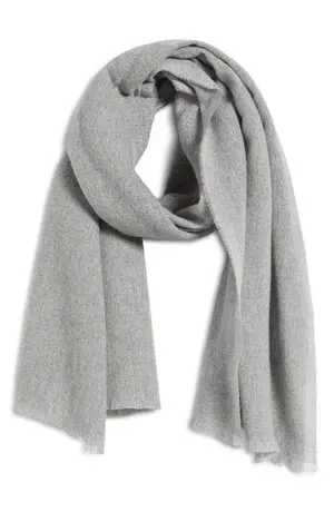 Eileen Fisher Wool Blend Shimmer Wrap