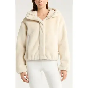 Zella Faux Fur Hooded Jacket
