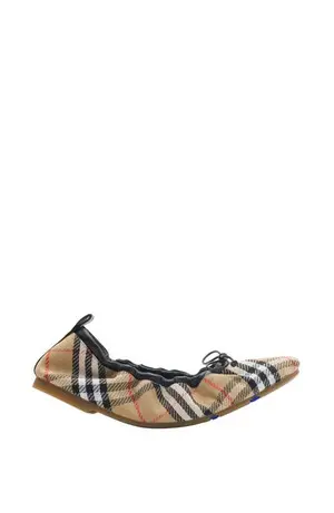Burberry Gathered Flats For Women