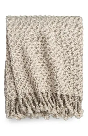 CRANE HOME Cloud Knit Throw Blanket - Beige