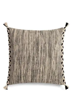 CRANE HOME Black & White Braided Accent Pillow - Black White