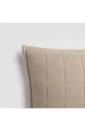 CRANE HOME Set Of 2 Quilted Euro Pillow Shams