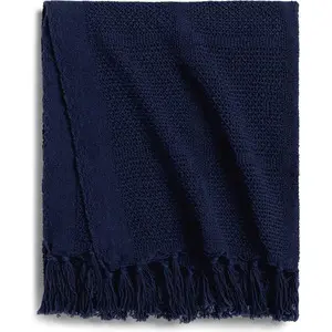 CRANE HOME Knit Throw Blanket - Deep Current